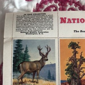 Other | Vintage National Wildlife Conservation Stamps | Poshmark